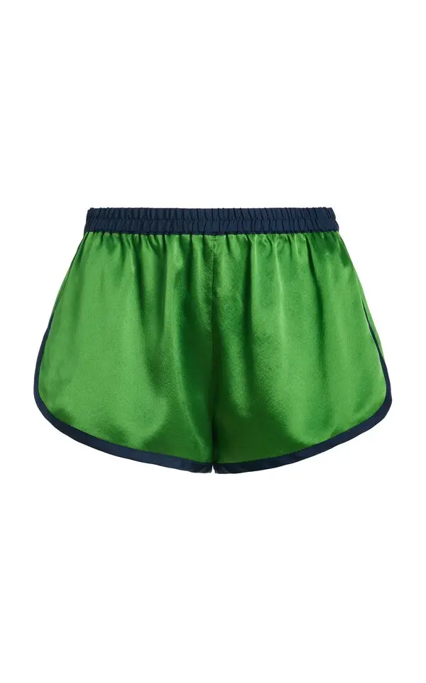 Françoise Fanny Silk Mini Shorts