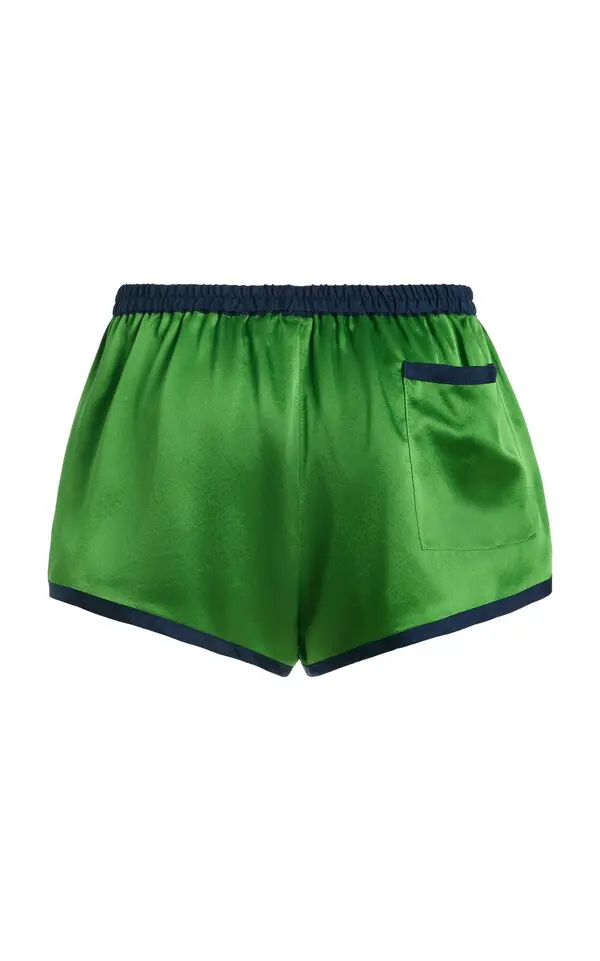Françoise Fanny Silk Mini Shorts