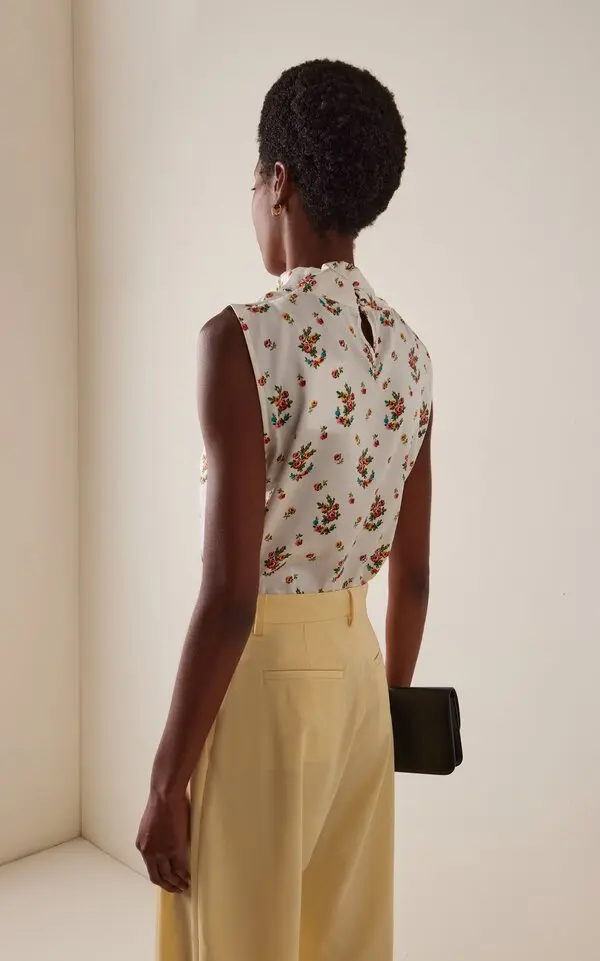 Françoise Maelis Silk-blend Top