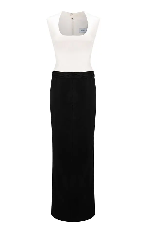 MARMAR HALIM Satin Maxi Dress