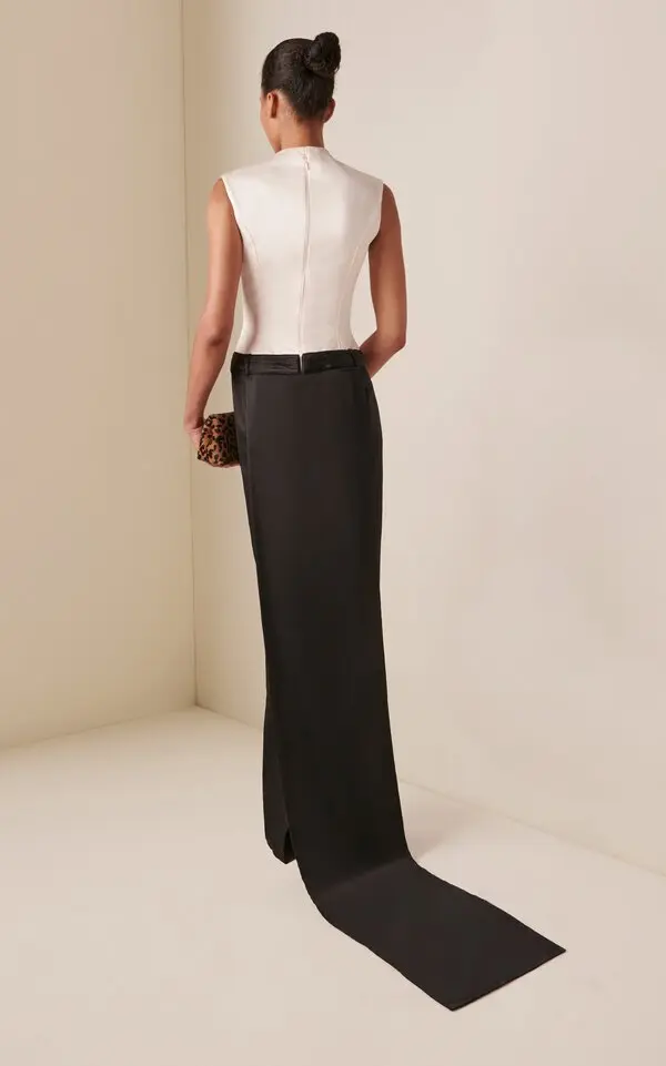 MARMAR HALIM Satin Maxi Dress