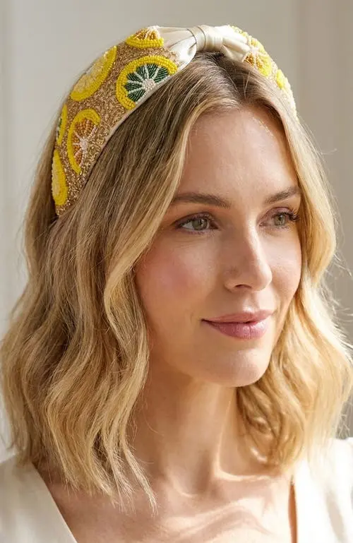 HAIR DRAMA CO. Embellished Citrus Slice Headband