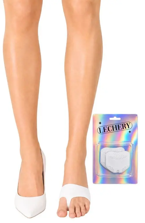 LECHERY® 2-pack Anti-slip Forefoot Protective Pads - White