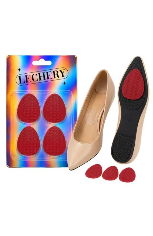 LECHERY® 2-pack Grip No-slip Shoe Pads - Red