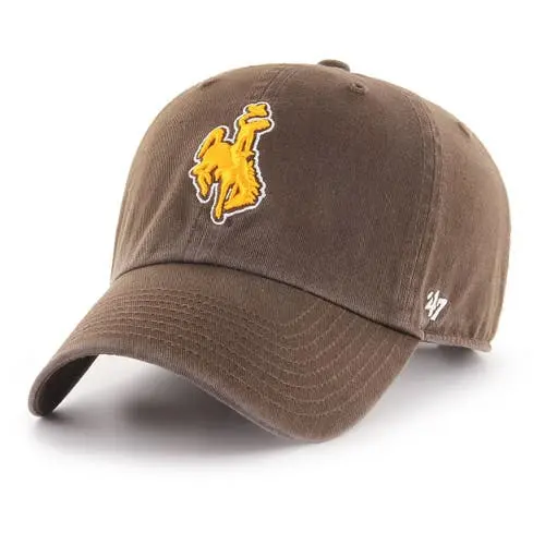 '47 Wyoming Cowboys Clean Up Adjustable Hat - Brown