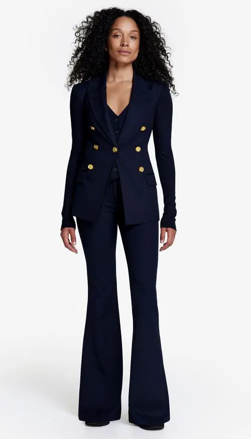 Smythe Bootcut Pant - Deep Navy