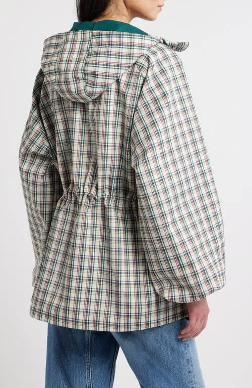 DAMSON MADDER Liu Check Raincoat