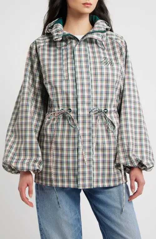 DAMSON MADDER Liu Check Raincoat