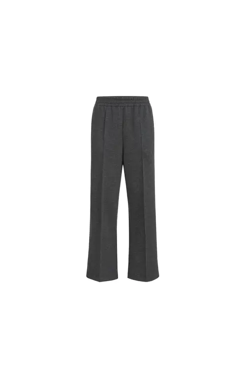 Brunello Cucinelli Techno Cotton And Cashmere Interlock Track Trousers