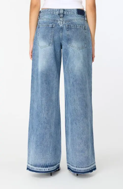FADE OUT LOUD Maya Two-tone Ultra Wide-leg Jeans