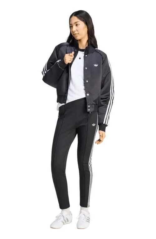 ADIDAS ORIGINALS Sst Satin Bomber Jacket With Three Stripes