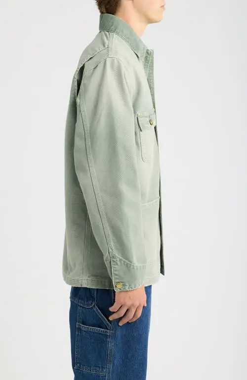 Carhartt Work In Progress Dearborn Organic Cotton Chore Jacket - Shady Green