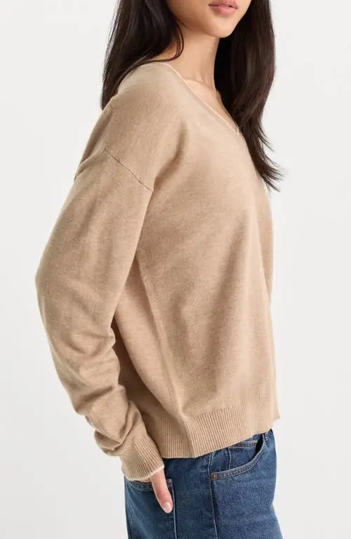 Good American The Cozy V-neck Sweater