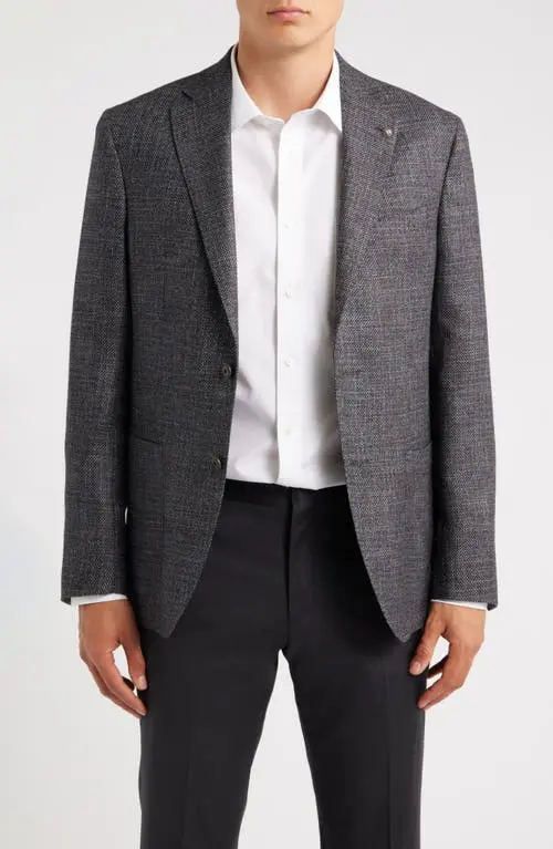 JACK VICTOR Morton Textured Sport Coat - Blue