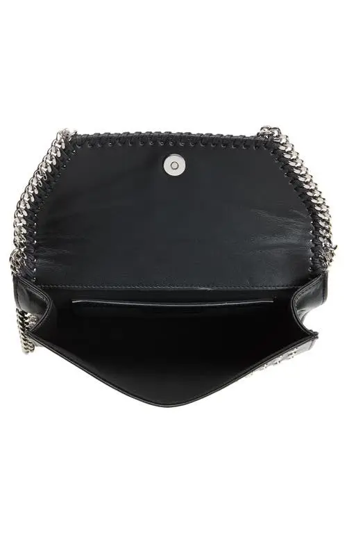 Stella McCartney Falabella Studded Faux Leather Wallet On A Chain
