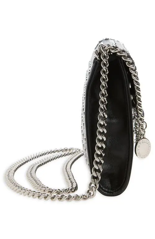 Stella McCartney Falabella Studded Faux Leather Wallet On A Chain