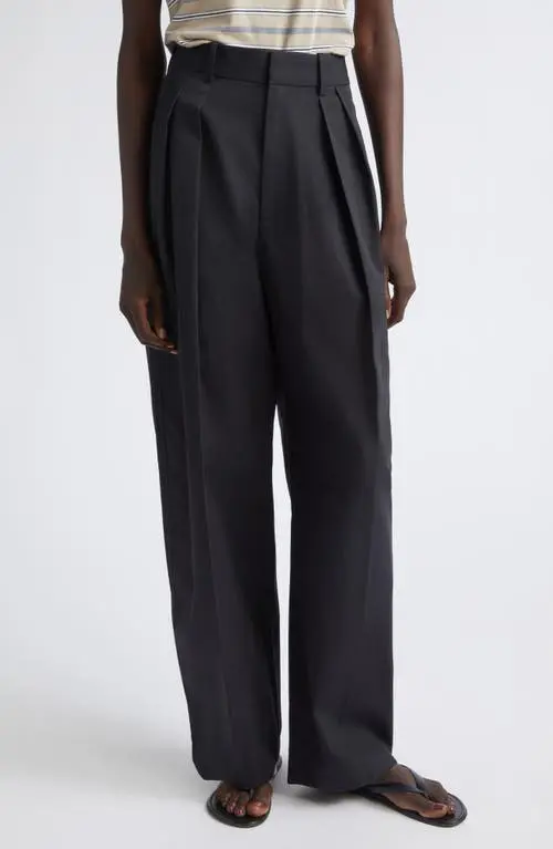 KALLMEYER Joel Pleated Trousers - Black