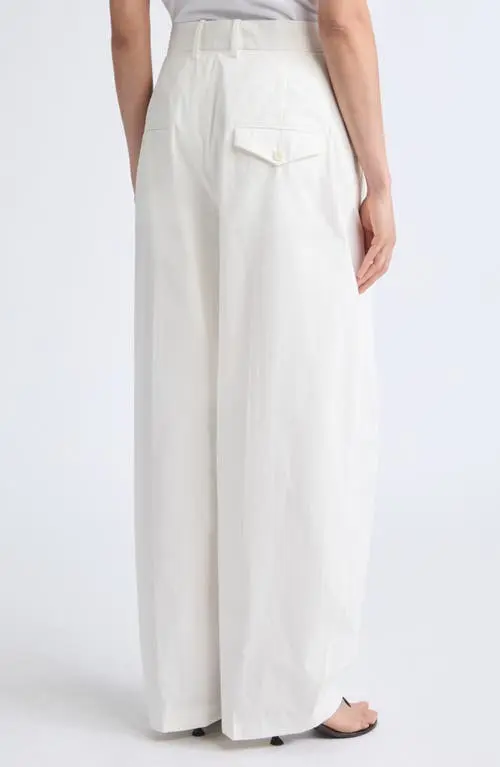 KALLMEYER Joel Pleated Trousers - Ivory