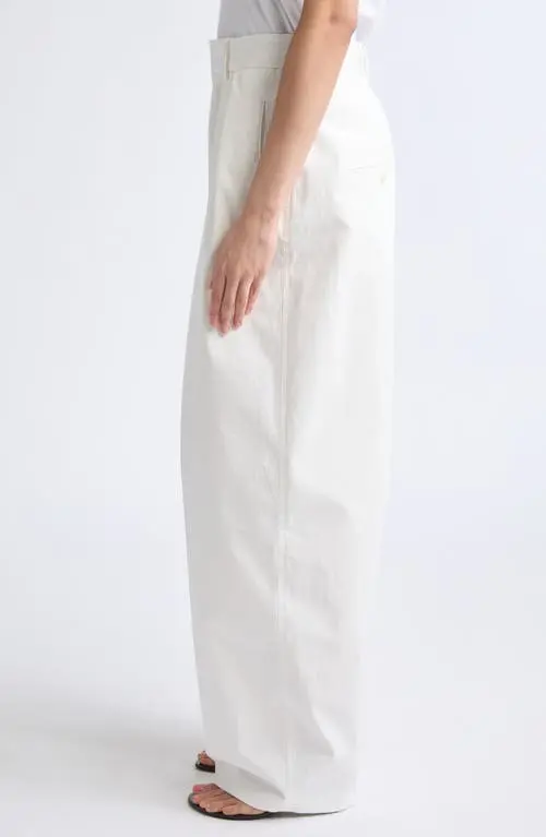 KALLMEYER Joel Pleated Trousers - Ivory