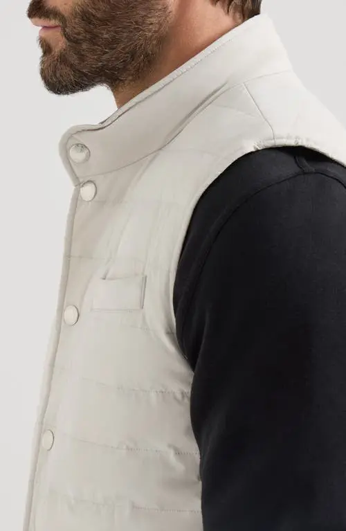Brunello Cucinelli Bonded Taffeta Lightweight Down Vest - Panama