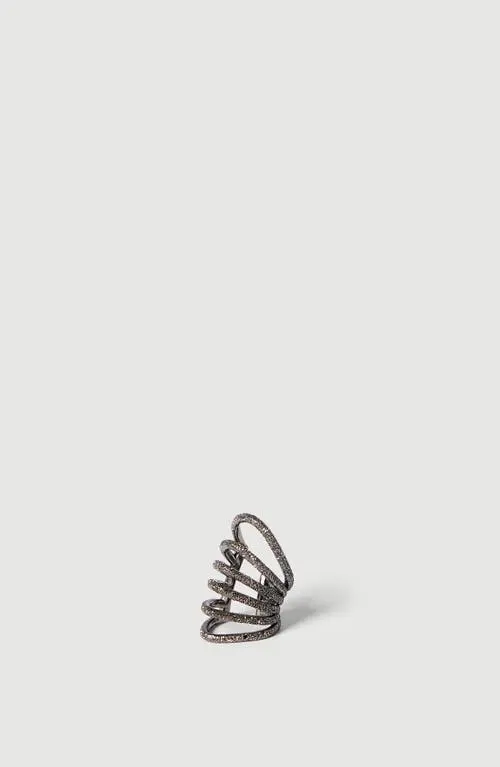 Brunello Cucinelli Sterling Silver Shimmer Ear Cuff