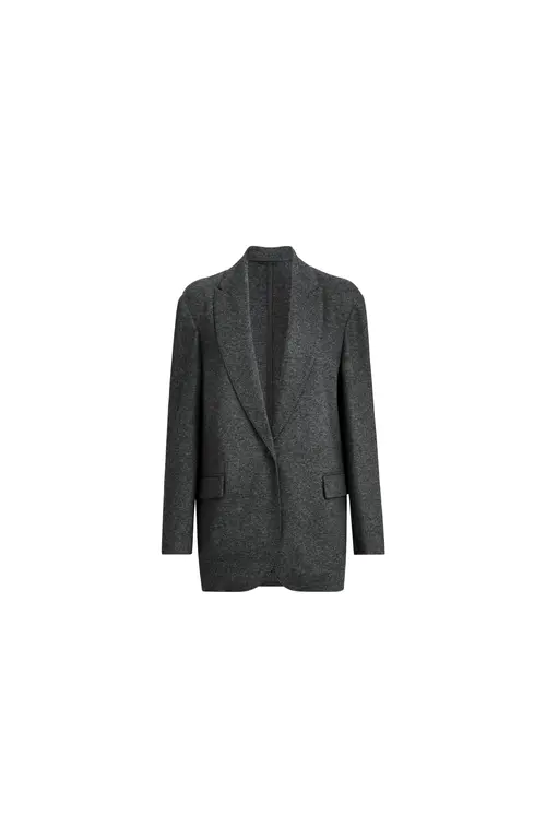 Brunello Cucinelli Cashmere Jersey Blazer With Monili