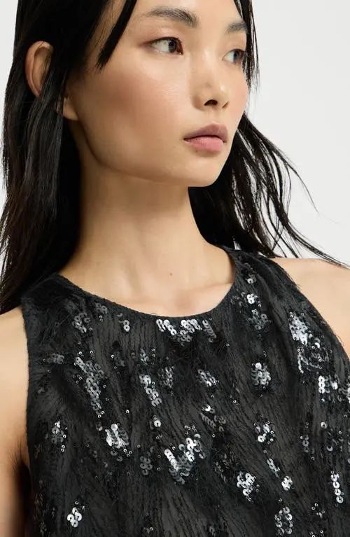 Brunello Cucinelli Embroidered Silk Top