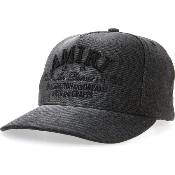 Amiri Arts District Snapback Baseball Cap - Black