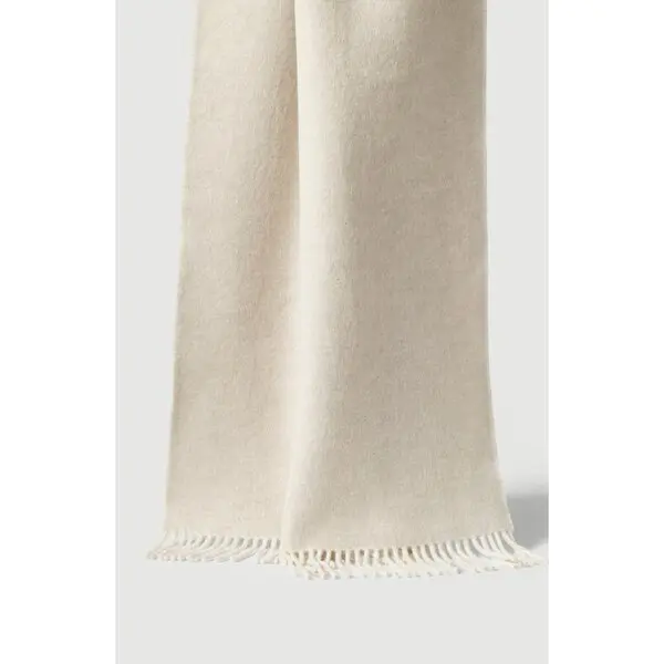 Brunello Cucinelli Wool And Cashmere Knit Scarf - Panama
