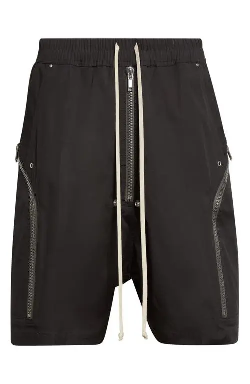 Rick Owens Heizer Poplin Shorts - Black