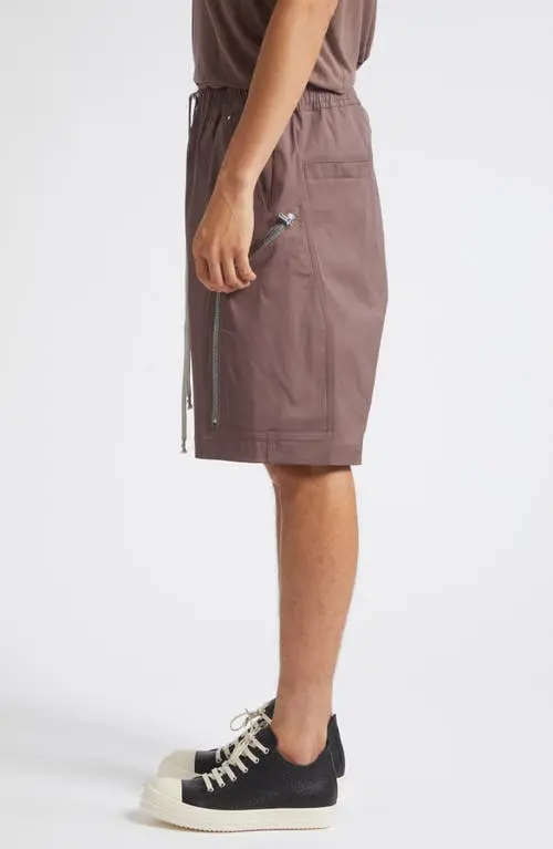 Rick Owens Heizer Poplin Shorts - Grape