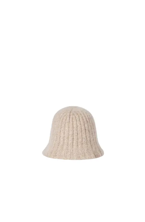 Brunello Cucinelli Cashmere Diamond Yarn Rib Knit Bucket Hat