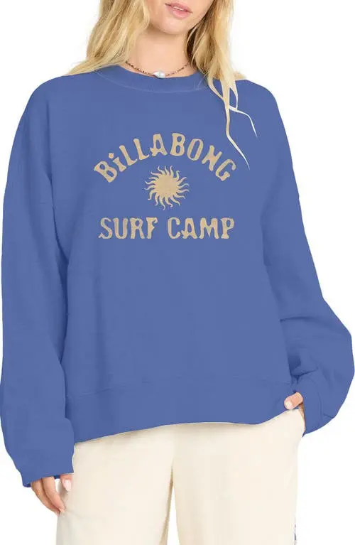 BILLABONG Surf Camp Heritage Graphic Sweatshirt - True Navy