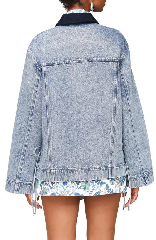 Avec Les Filles Oversized Denim Chore Jacket