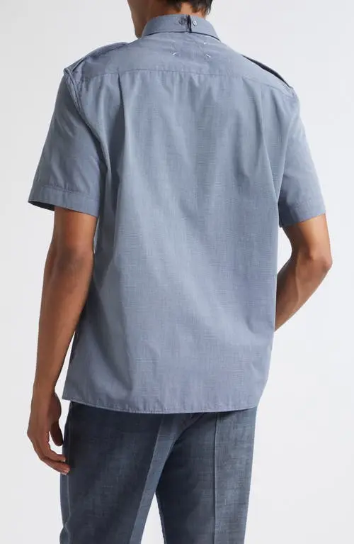 MAISON MARGIELA Foldable Short Sleeve Button-down Shirt