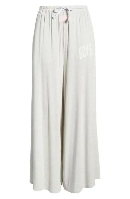 BOYS LIE Leah Wide Leg Lounge Pants With Graphic Detail