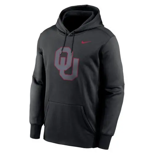 JORDAN BRAND Oklahoma Sooners Performance Fleece Pullover Hoodie - Black