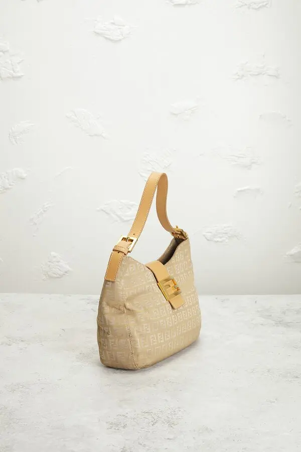 Fendi Zucchino Hobo Bag