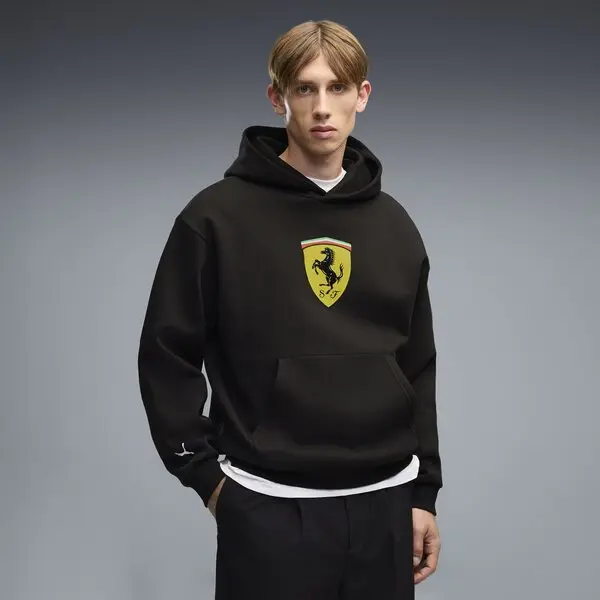 PUMA Scuderia Ferrari Fleece Hoodie - Black