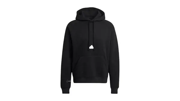 Adidas Center Logo Hoodie - Black