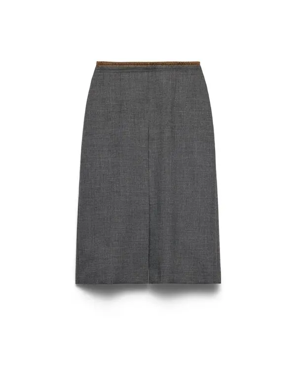 Prada Rush Stitch Midi-skirt