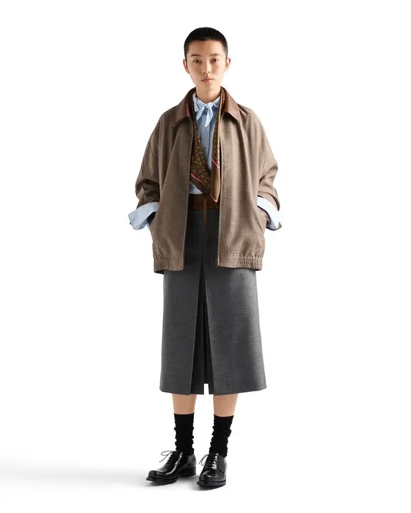 Prada Rush Stitch Midi-skirt