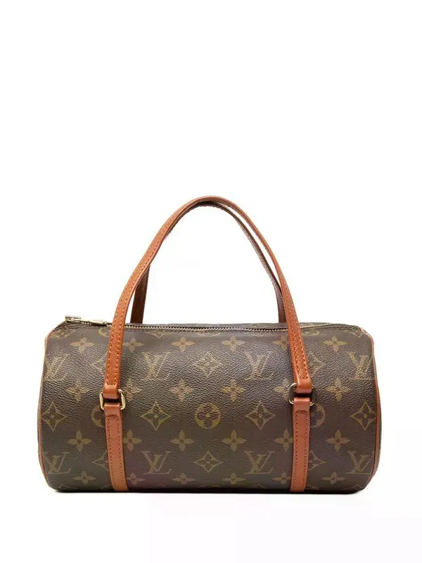 LOUIS VUITTON 1991 Monogram Papillon 26 Handbag - Brown