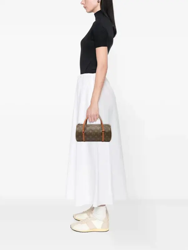 LOUIS VUITTON 1991 Monogram Papillon 26 Handbag - Brown