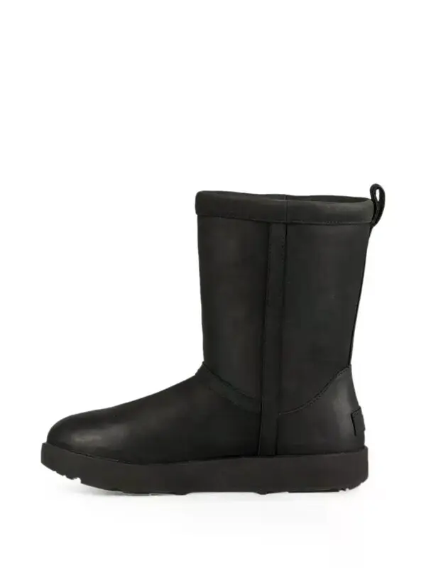 UGG Classic Short Ii Leather Boots - Black