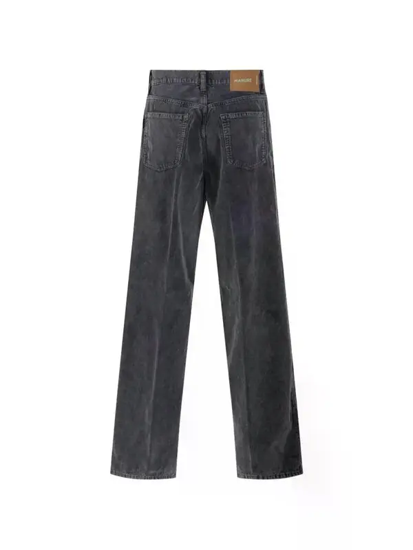 HAIKURE Sibilla Faded-effect Wide-leg Jeans