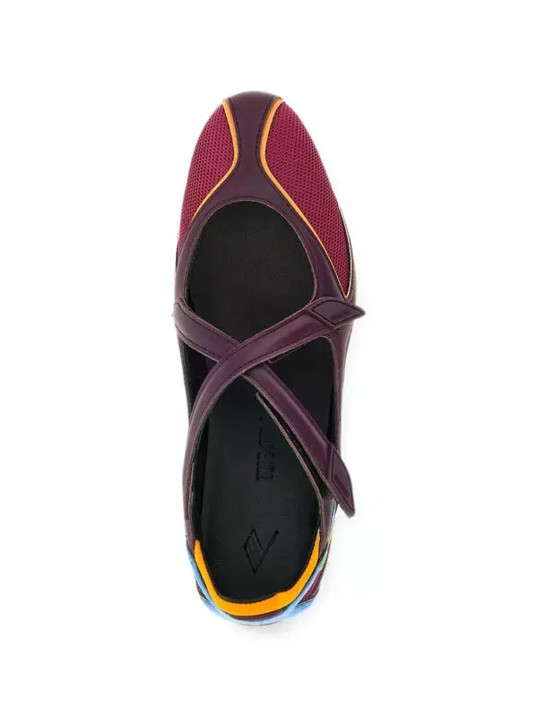 Attico Crossover-strap Ballet Sneakers