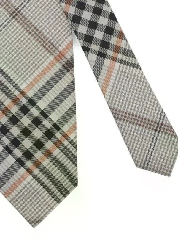 Burberry Check-pattern Silk Tie