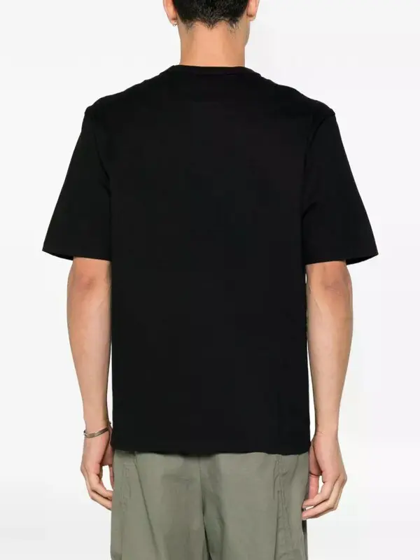 C.P. COMPANY Logo-print T-shirt - Black