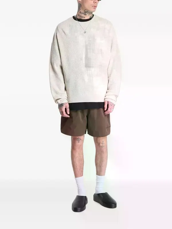 Fear Of God Waffle Knit Crew Neck Sweater